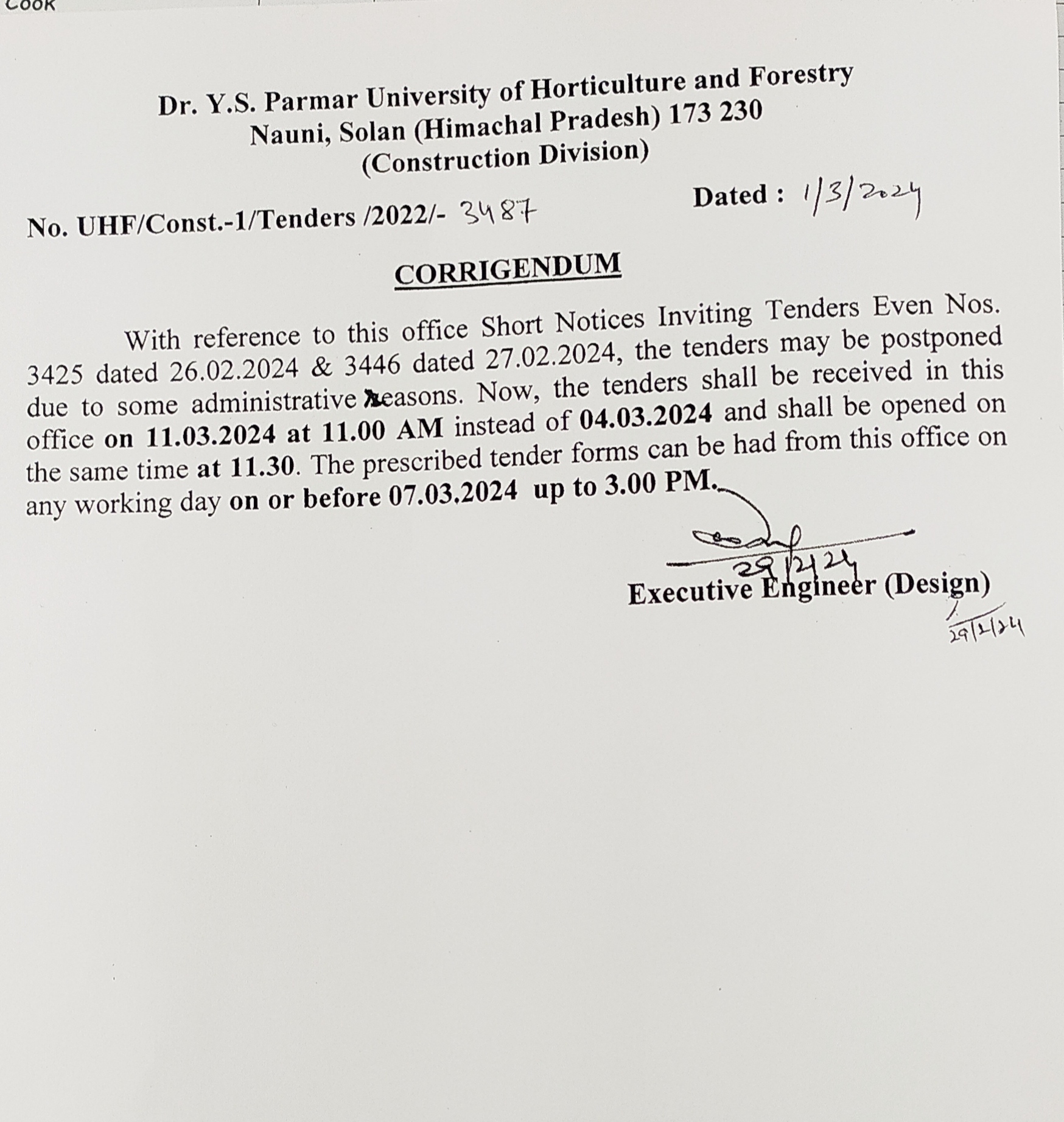 Dr YS Parmar University of Horticulture & Forestry